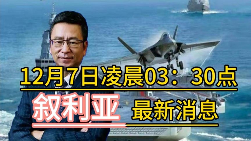 12月07日 凌晨03:30点 叙利亚 最新消息