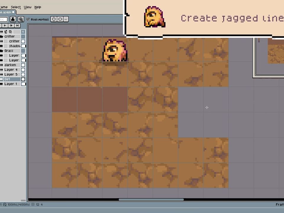 Pixel Art泥土瓷砖教程-以下是我如何设计瓷砖集(一步一步)