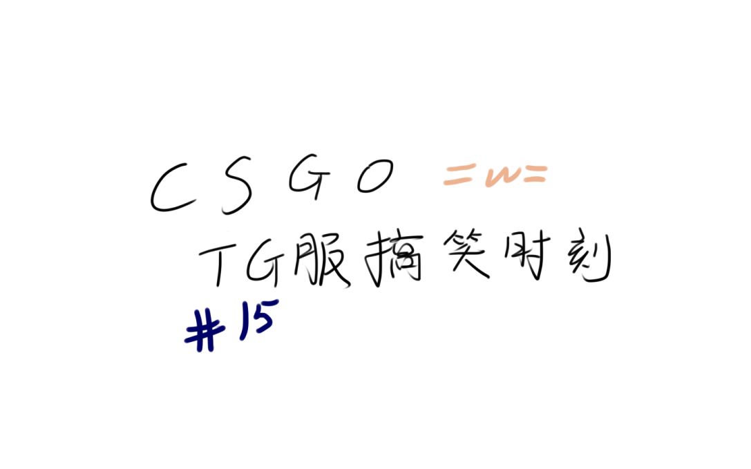 【CSGO】TG服高能搞笑碉堡时刻!#15
