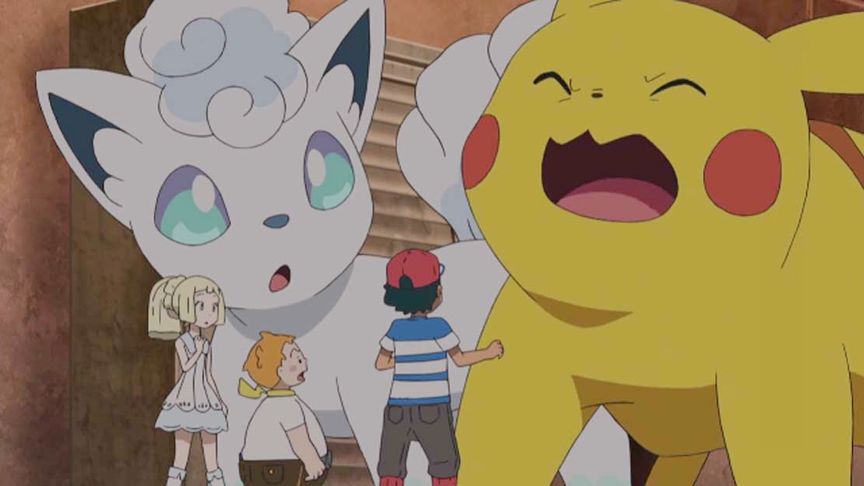 超巨大的皮卡丘,第七部宝可梦,全新进化!