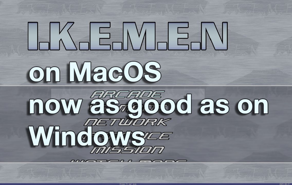 IKEMEN GO 原生 Mac 版本使用方法, 已经与windows版一样好了