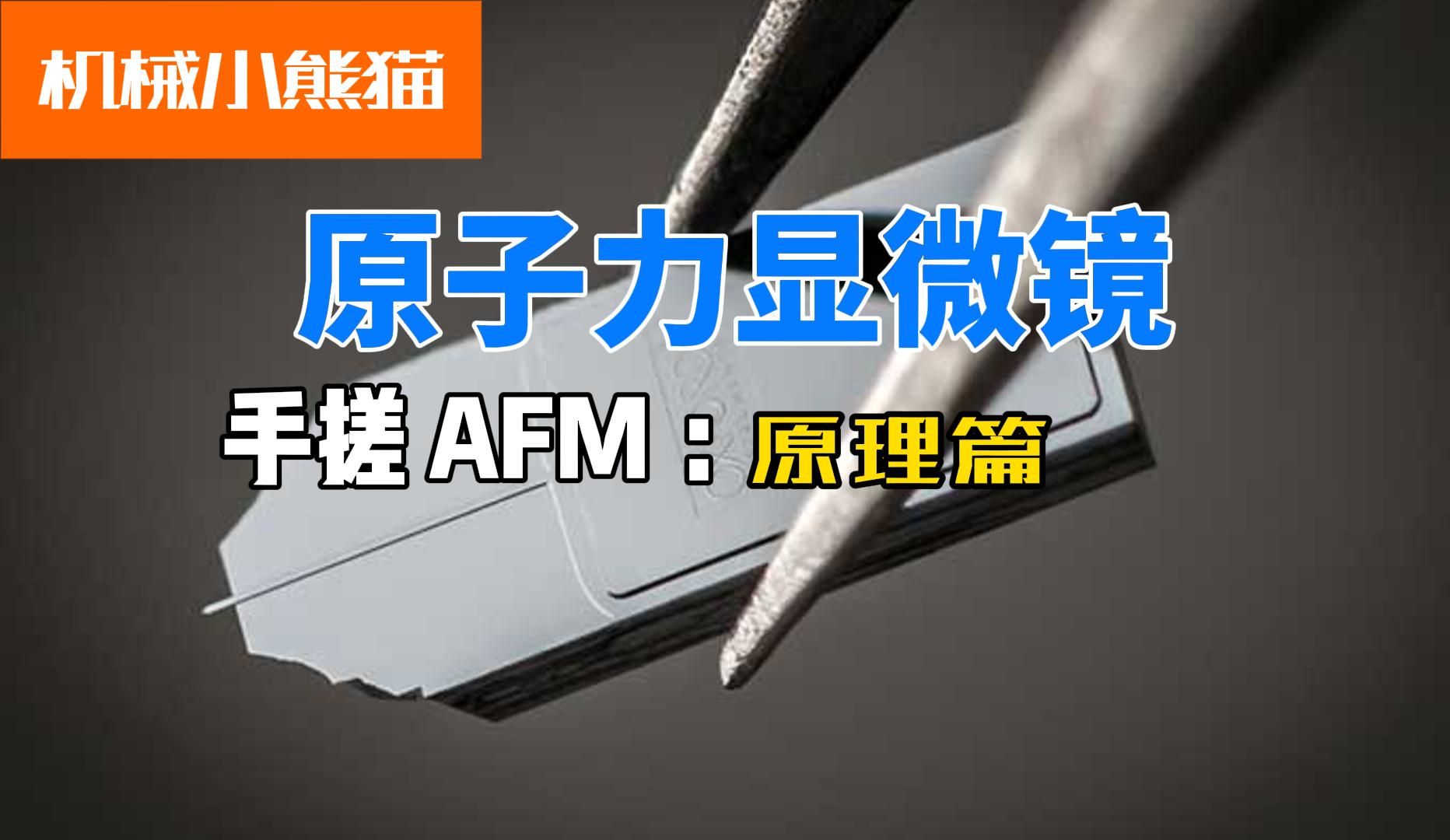 【硬核】手搓扫描原子力显微镜:原理篇 Atomic Force Microscope AFM