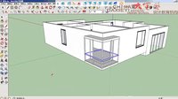 草图大师画门窗阳台,草图大师建模教程，Sketchup画飘窗，Sketchup画门窗，Sketchup教程