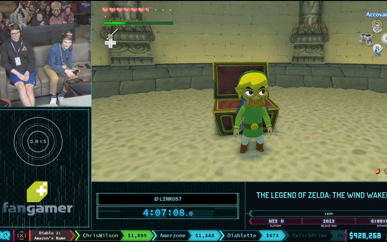 【2019GDQ速通】塞尔达传说 风之杖HD 6:12:57 by Linkus7
