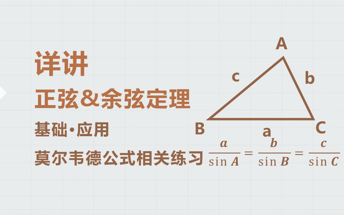 「旅禾·数学」正弦&余弦定理ヾ(≧▽≦*)o
