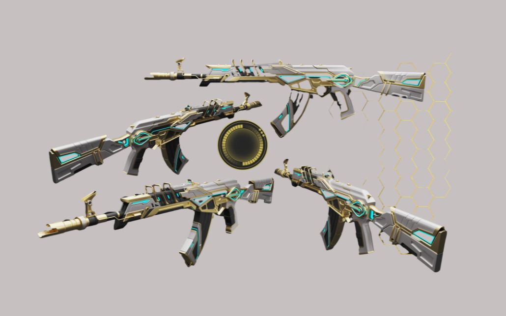 【3Dmax武器】简单的枪械武器建模教学,3小时案例。