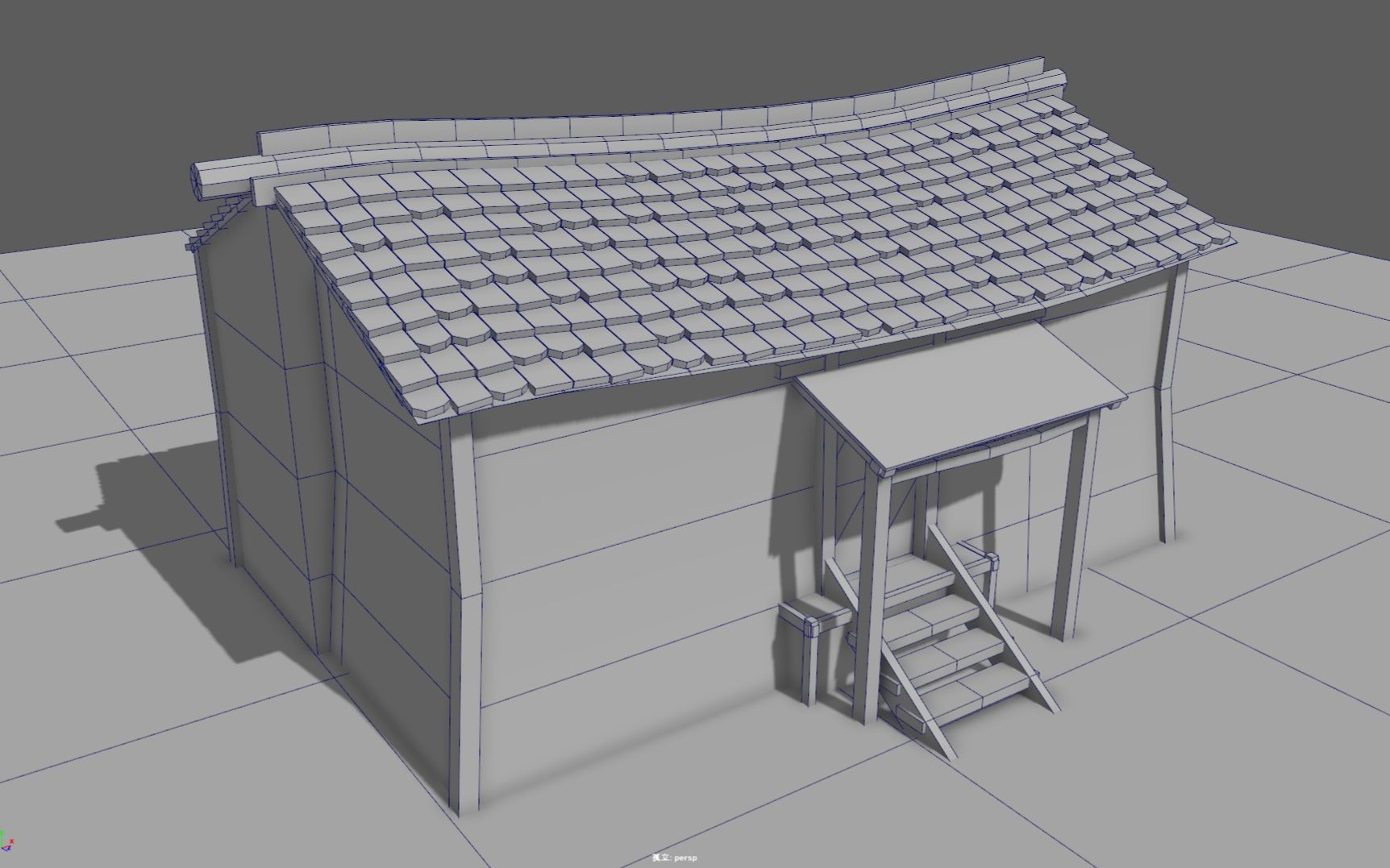 MAYA 屋顶瓦片Mash制作