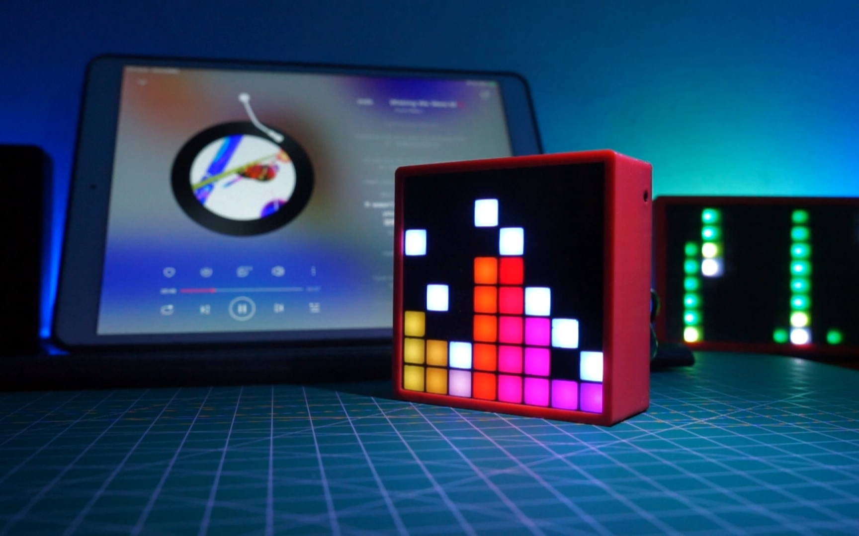 【DIY】手把手教你制作桌面像素音频灯。8x8律动盒子