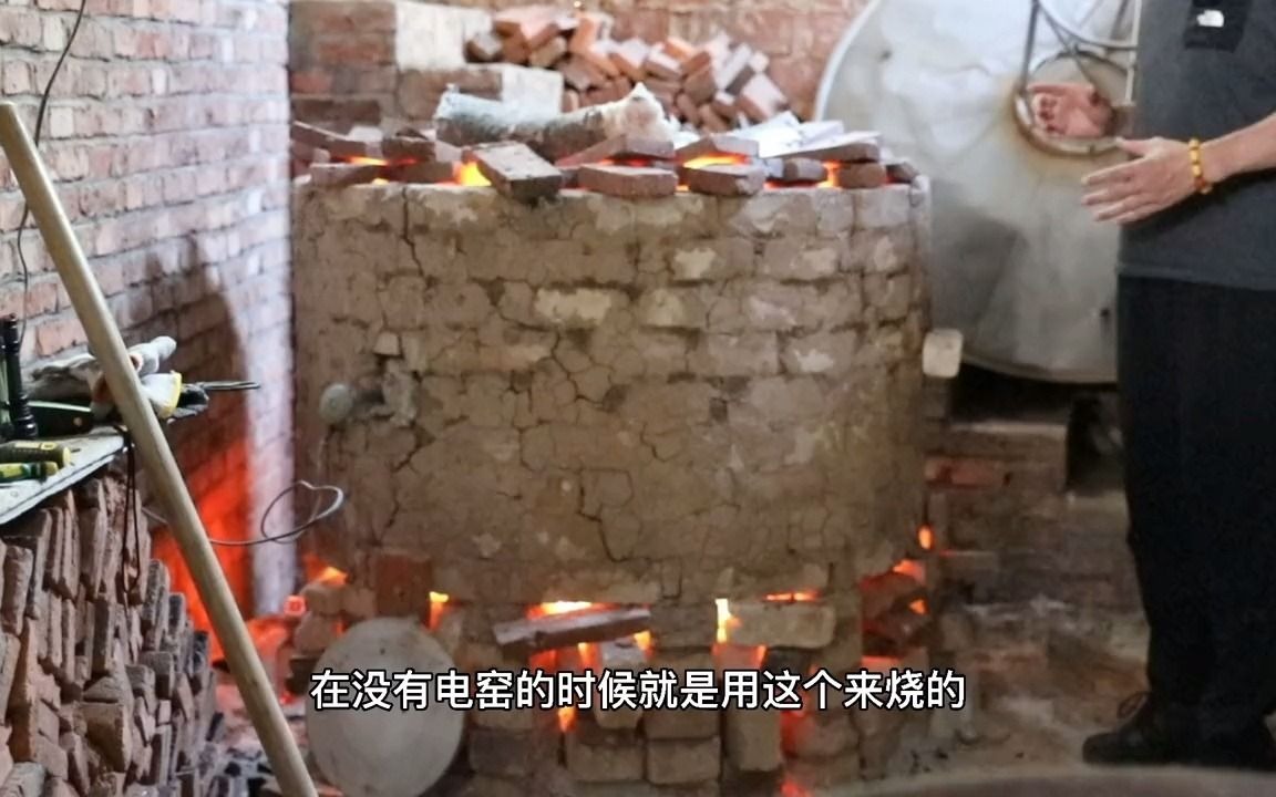 景德镇传统红炉烧制过程