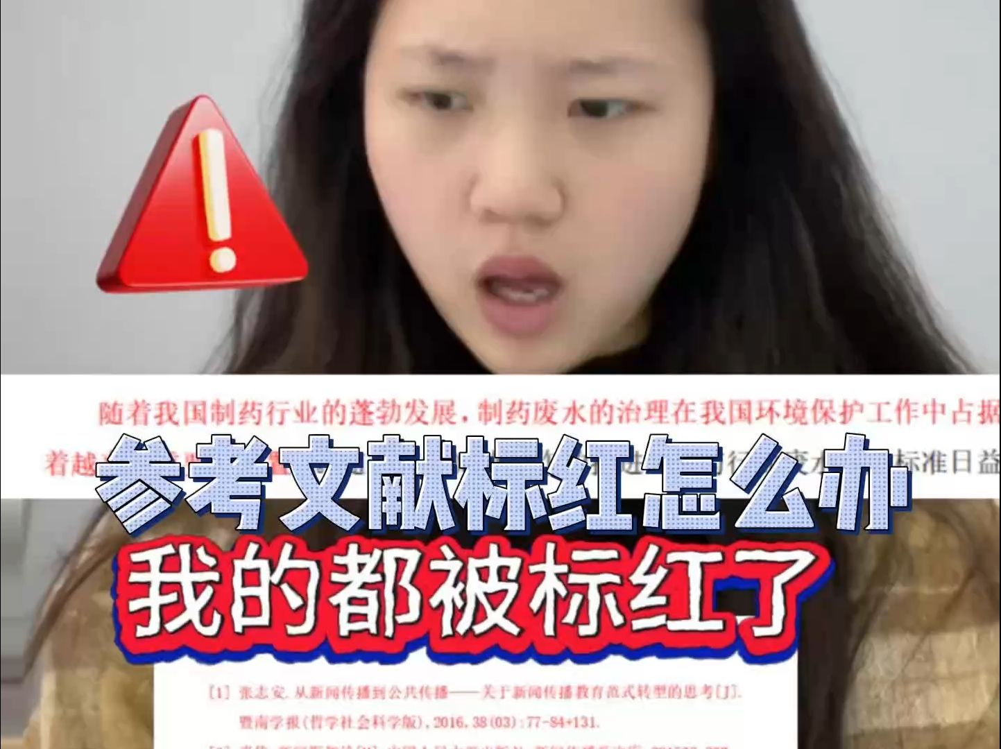 参考文献标红怎么办