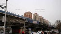 石家庄开往张家口的Y532双层火车, 经过天津小王庄铁路桥