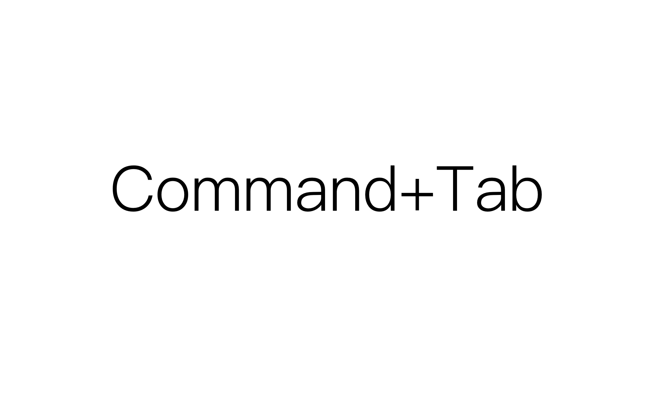 优化Mac上的Command+Tab操作