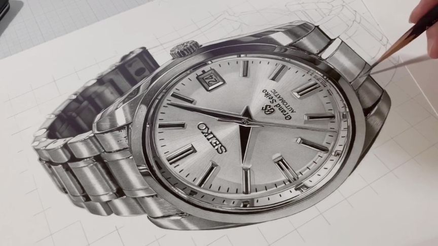 宇宙级写实素描画家,手表啤酒瓶露丝合集,技惊四座