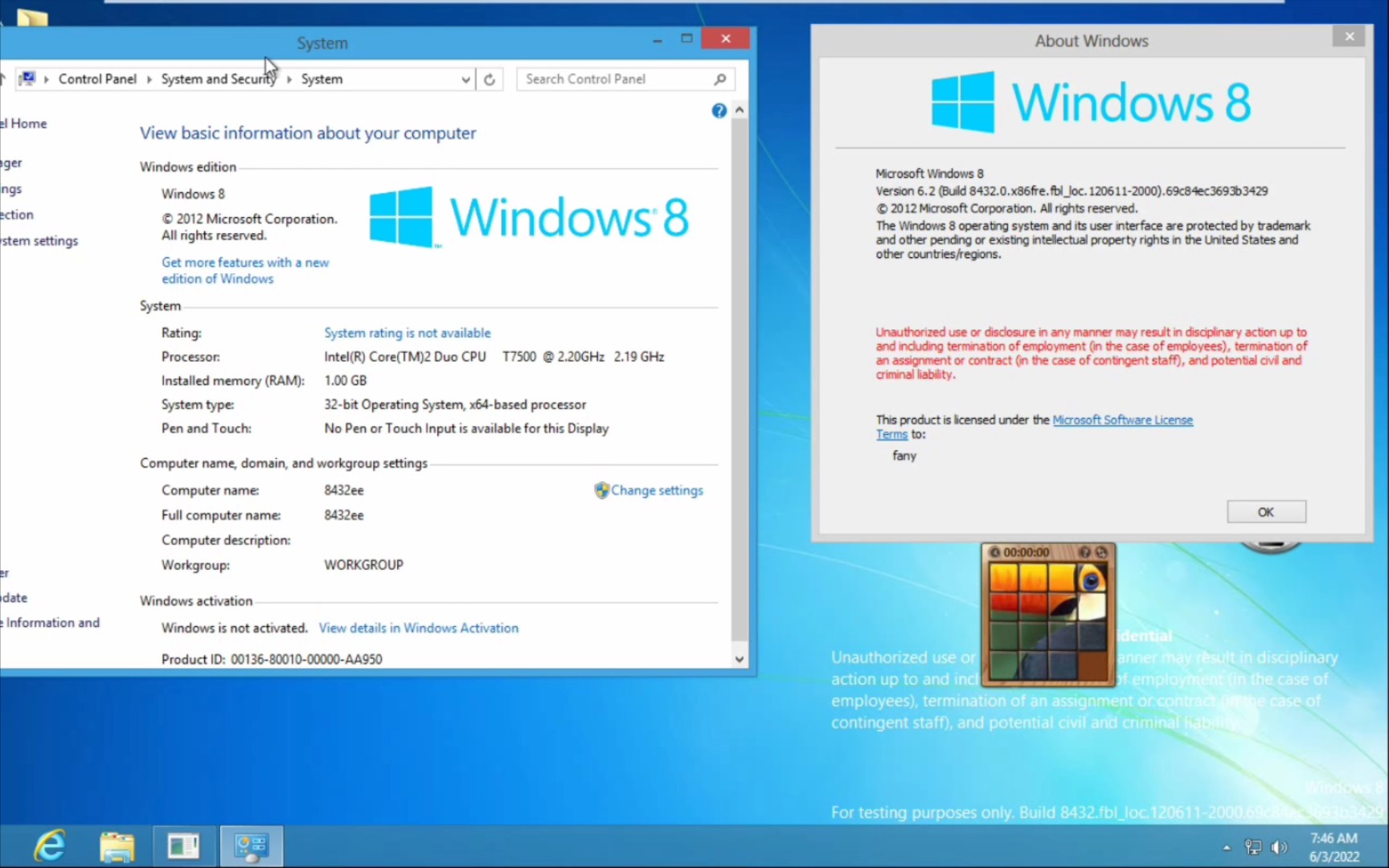 当Windows8的Aero被砍了之后. Windows8 build 8432体验