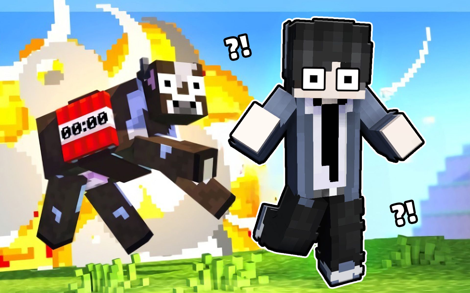 ...方块会成倍掉落!该怎样生存呢!_哔哩哔哩bilibili_我的世界_实况解说