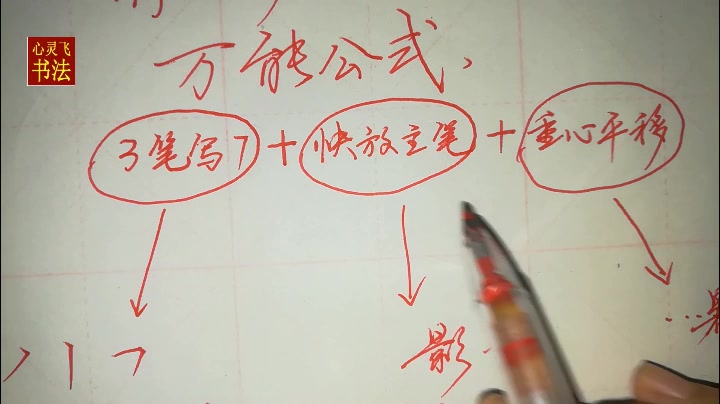 行书万能公式,直接套用,不愿外传的练字秘籍,快速练一手好字