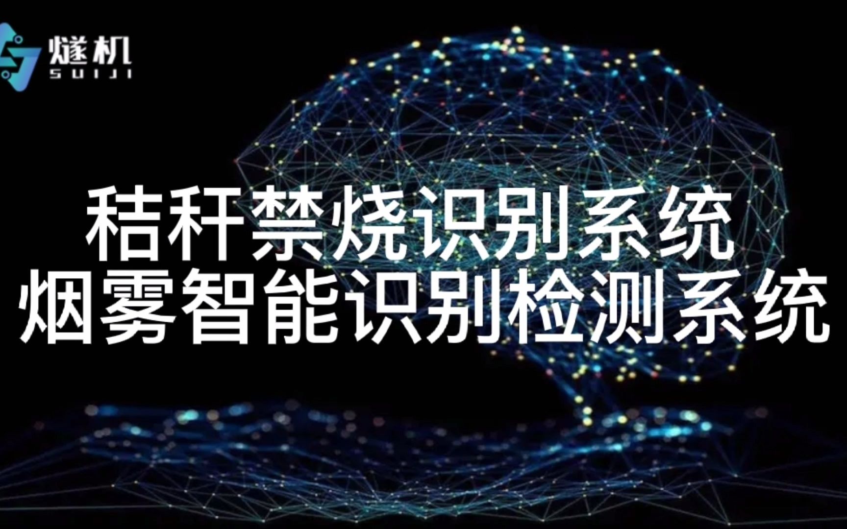 秸秆禁烧识别系统 烟雾智能识别检测系统
