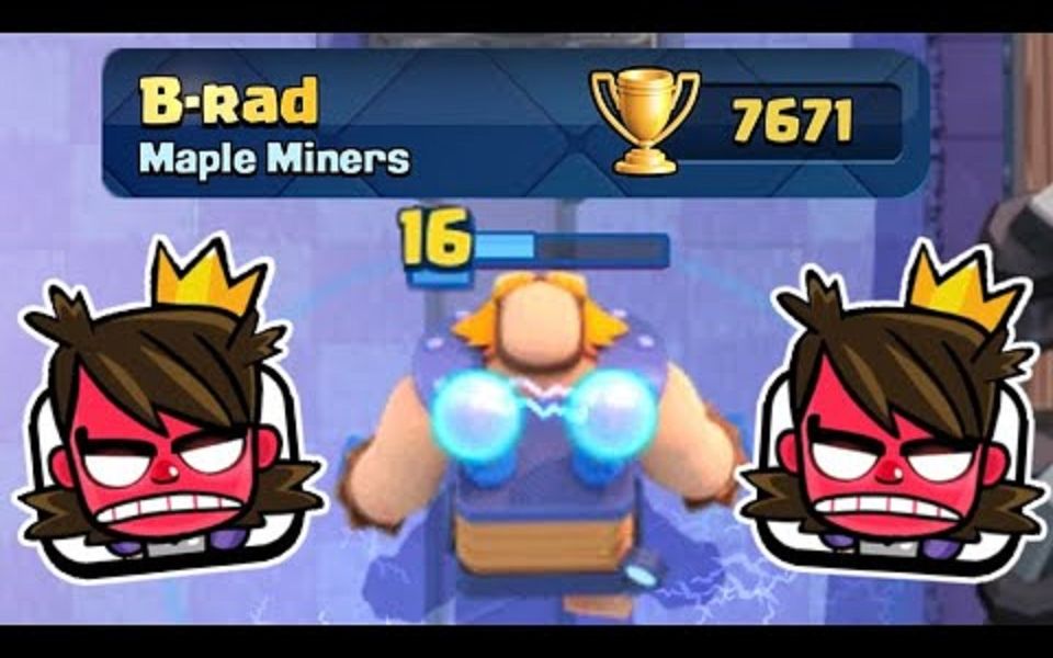 【快看/外挂机翻字幕】实战操作五套超脏卡组【皇室战争】【B-rad】