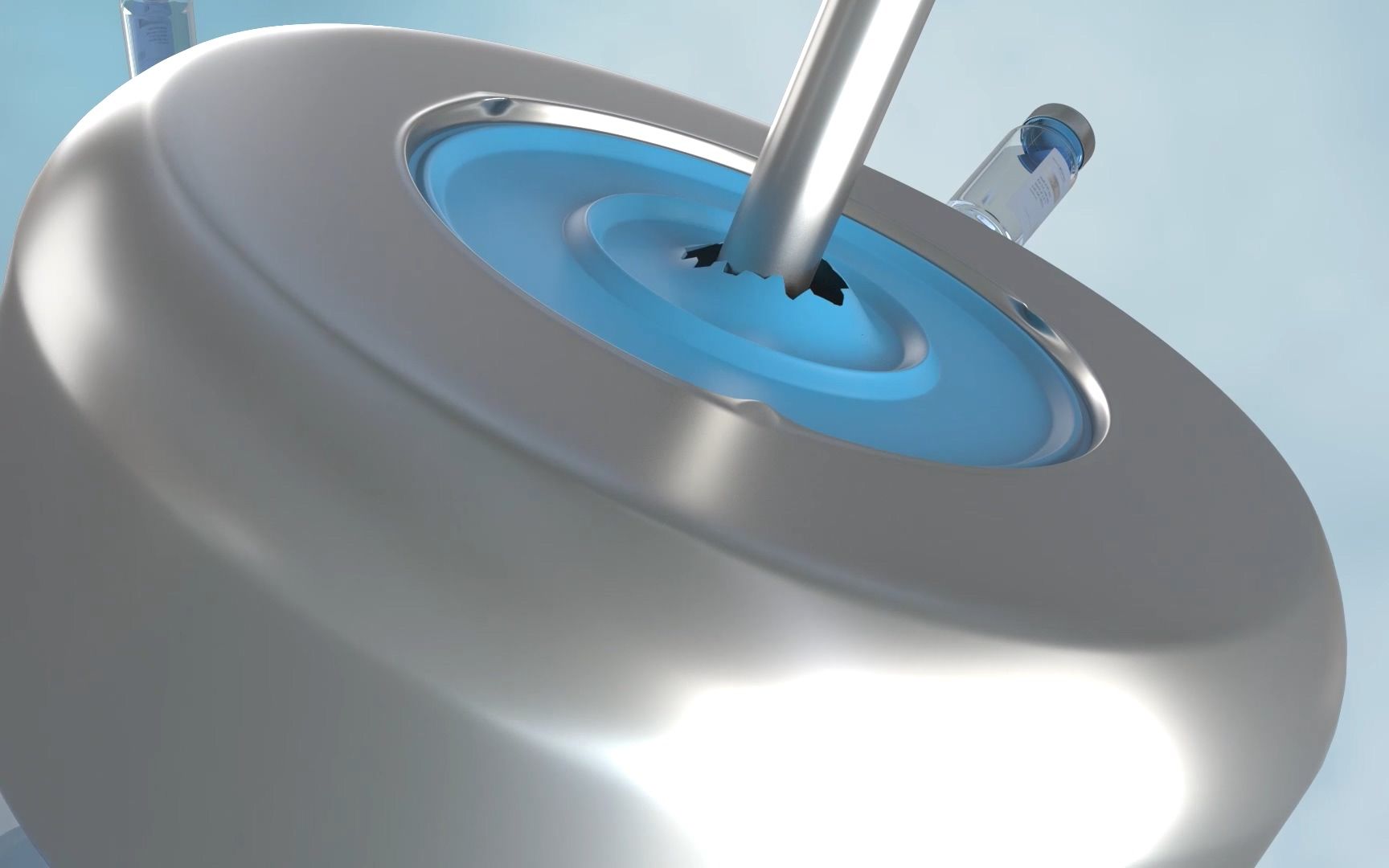 【C4D教程】针头刺破药瓶动态效果制作