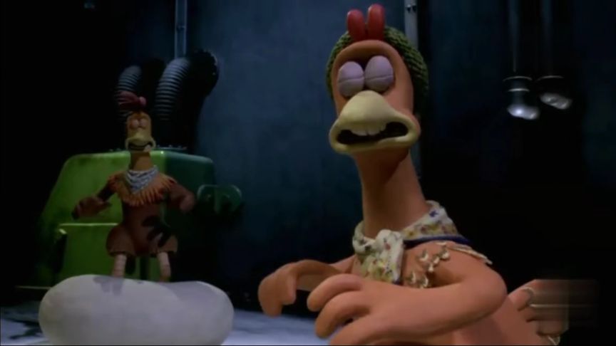 重温经典动画《小鸡快跑》