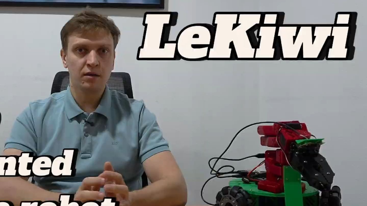 LeKiwi:3D打印移动机械臂机器人-支持远程操作-策略训练与AI控制