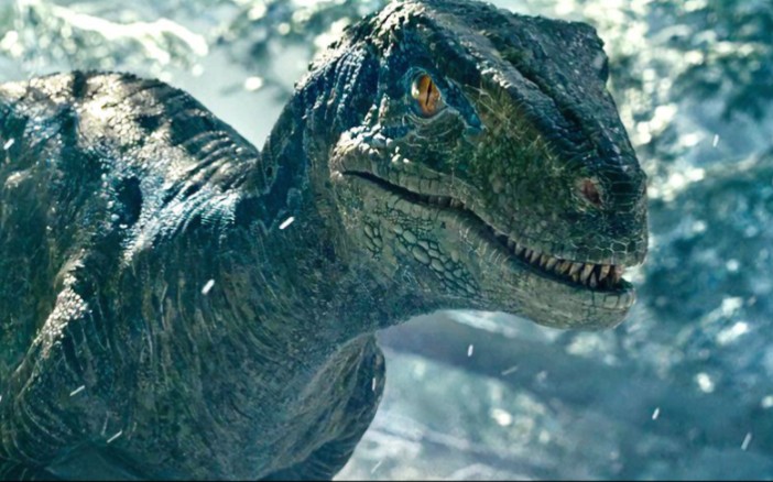 侏罗纪世界唯一自带光环的迅猛龙