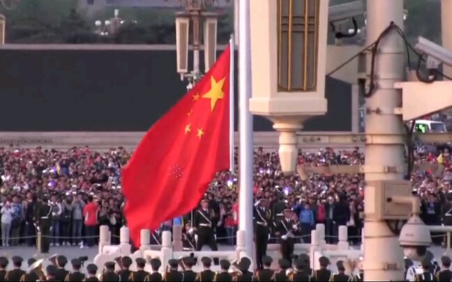 天安门升国旗仪式高清完整版