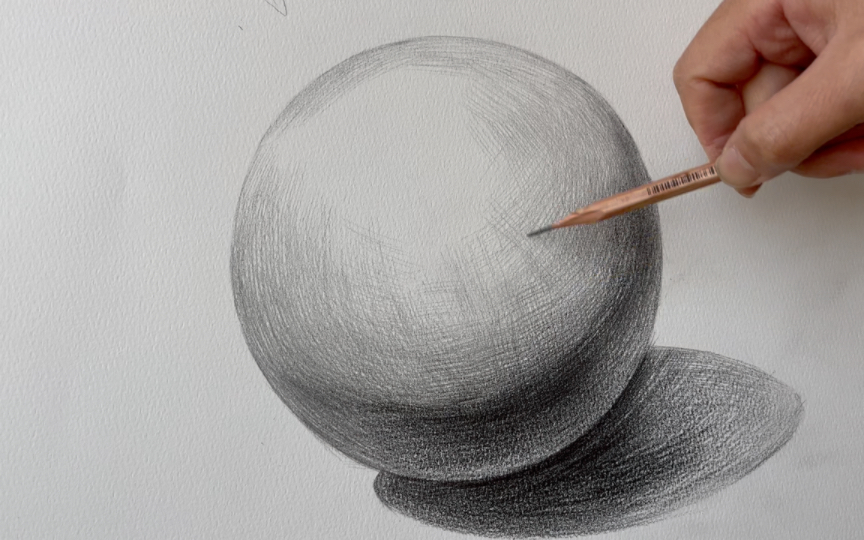 素描球体石膏像几何体