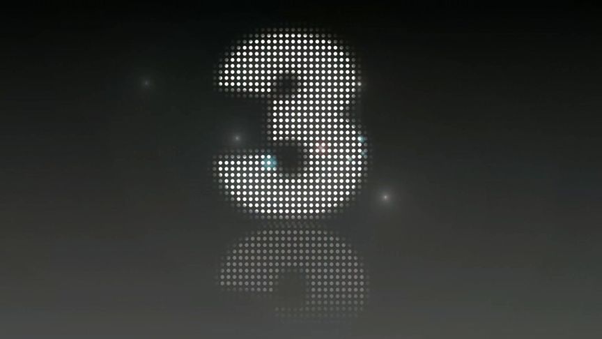 灯光聚集倒计时3秒视频素材 #视频素材 #倒计时 #三秒倒计时