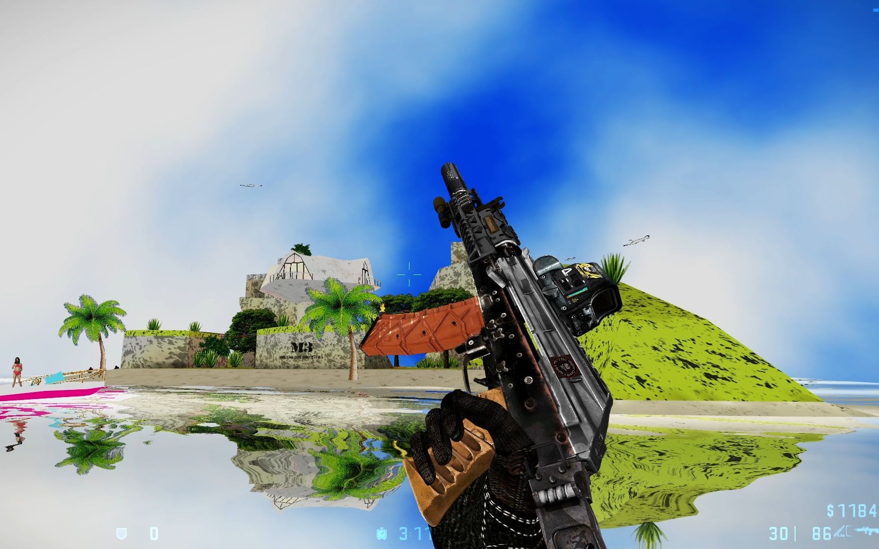 反恐精英cs1.6 cod模组mod 添加命中反馈鞭尸更换杀敌图标