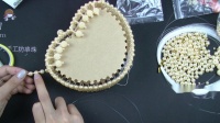 小号心形泫雅包珍珠款第二节视频教程 DIY手工串珠包包 手工编织包
