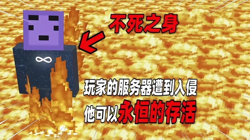 我的世界:玩家的服务器遭到了入侵,因此他可以永恒的生存