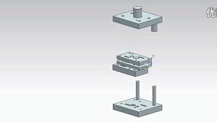 狗尾巴草动动 冲压模具动画2