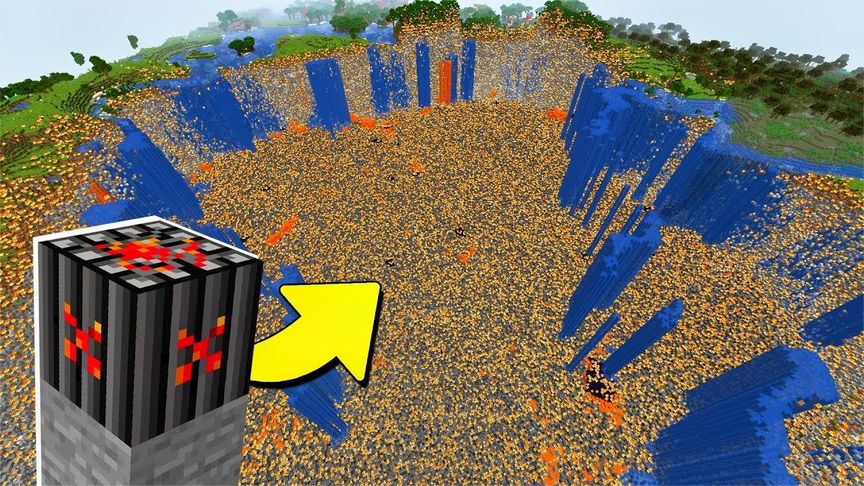 魔哒解说我的世界超级TNT模组,我不小心把村庄炸没了