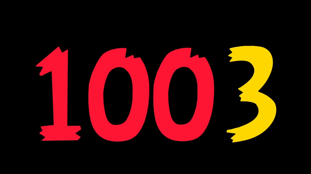1003秒倒计时(每秒报数)
