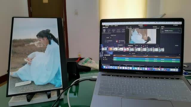 笔记本用达芬奇调色不用分屏真的是太费眼睛了!