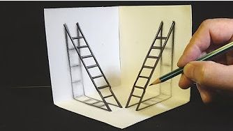 3D画教学:4分钟教你画立体画 超简单!
