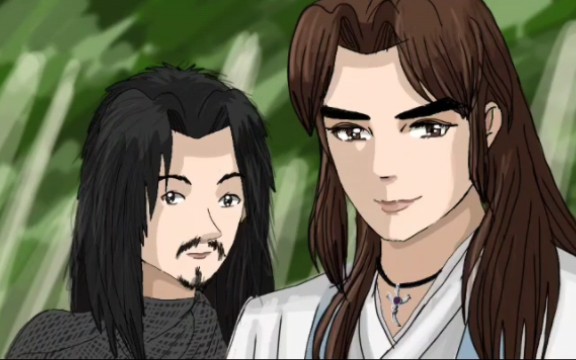 《宝莲灯》同人手绘 杨戬和哮天犬 绘画流程
