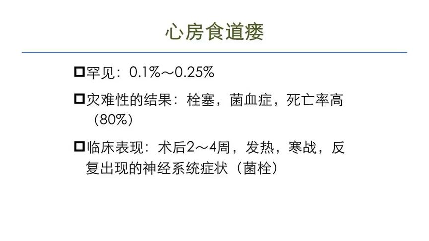 心血管病学:18.7心房颤动导管消融术常见并发症及应急处理(4)