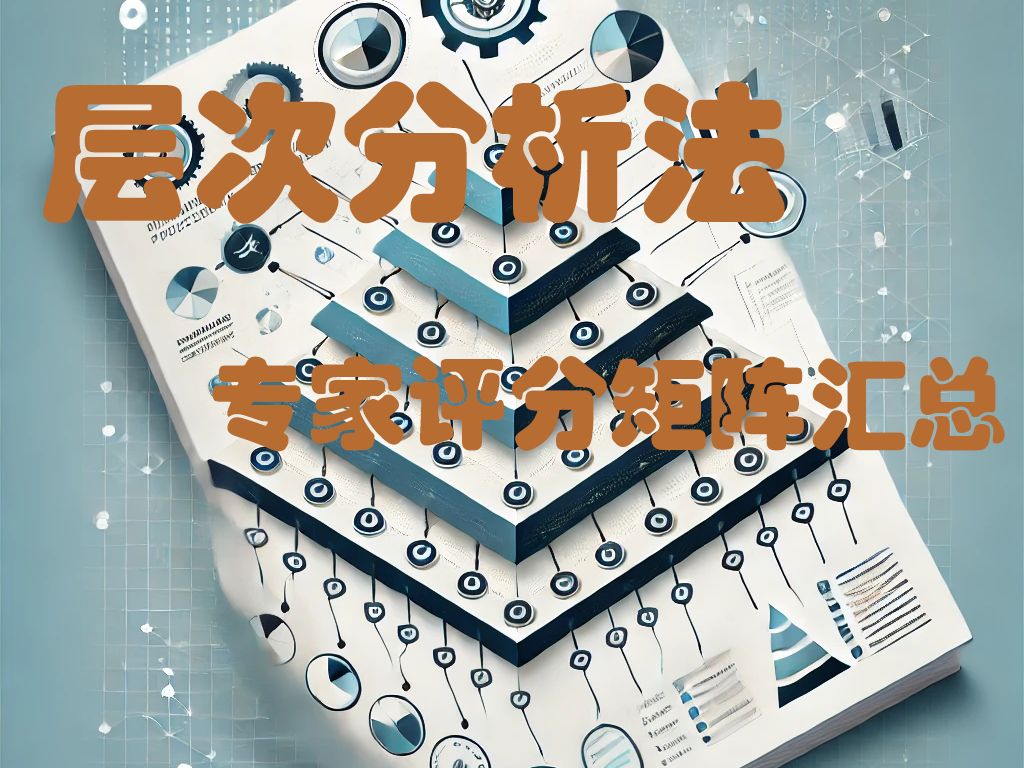 层次分析法多个专家打分如何处理