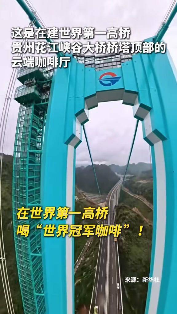 在世界第一高桥喝"世界冠军咖啡"!