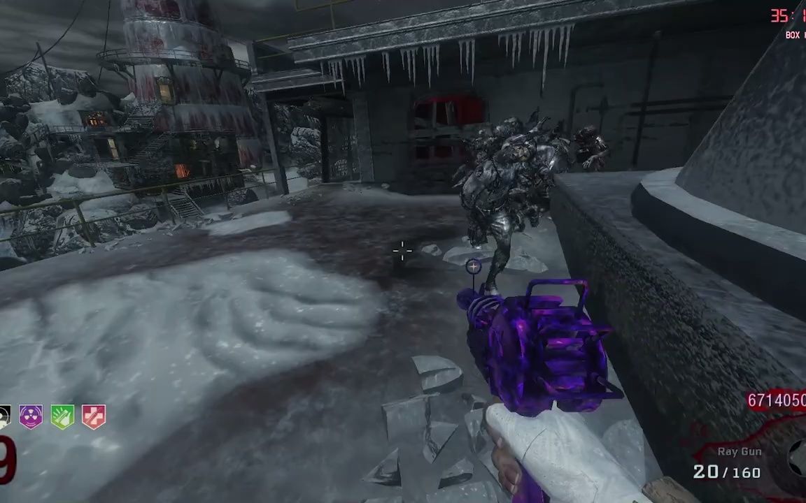 【新·世界纪录】使命召唤7僵尸模式 COTD单人不开电79波