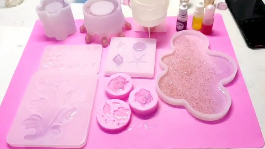 DIY手工制作云朵笔筒皇冠收纳大摆台调色+制作教程,