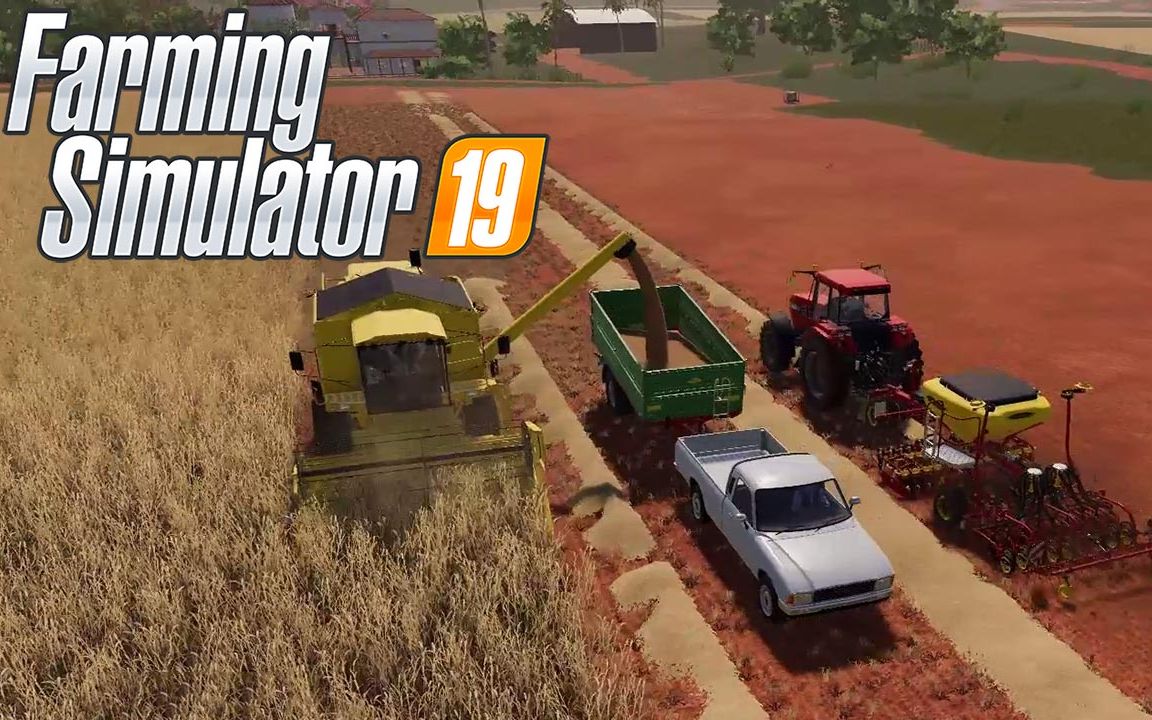 在红土庄园上经营新的农场 | 模拟农场19 #2 (Farming Simulator 19)