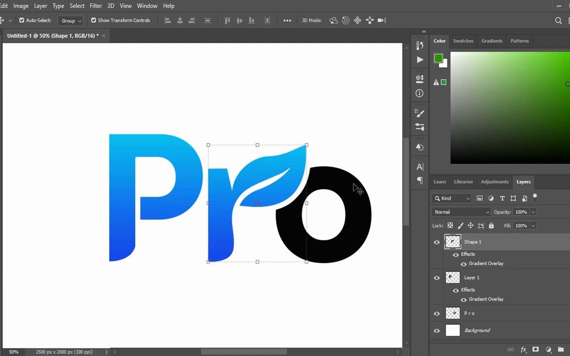 如何在photoshop中制作photoshop logo设计教程