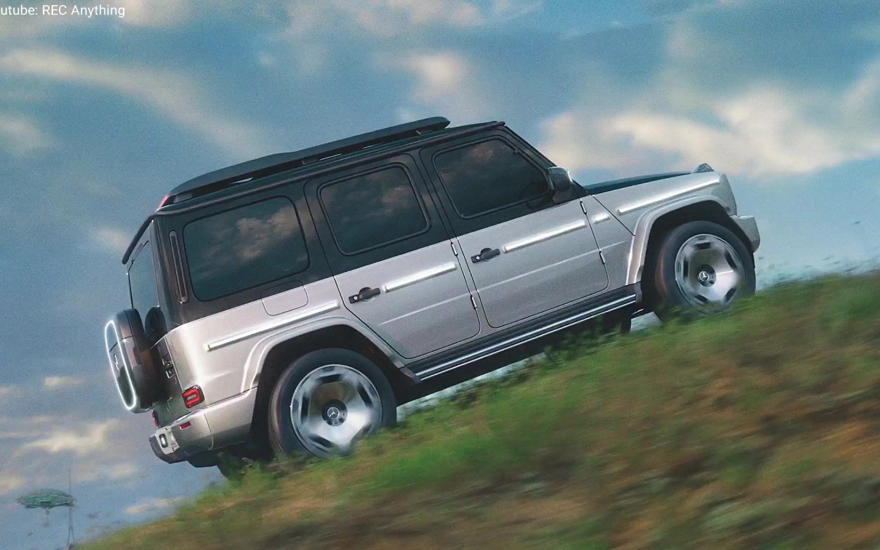 变成纯电动SUV了也强大!梅赛德斯奔驰EQG概念车实车越野表现展示