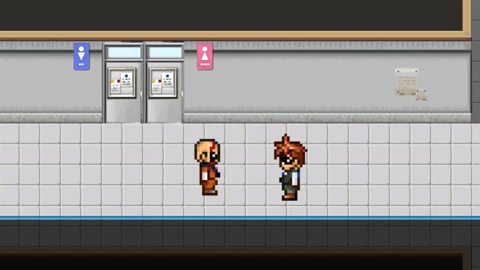 下班回家花了3分钟用学了3天的RPGMaker MV做的过场动画