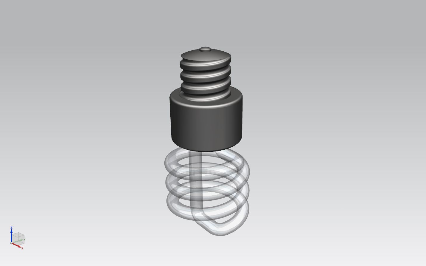 ug nx10.0 第五届高教杯第三题【节能灯】建模