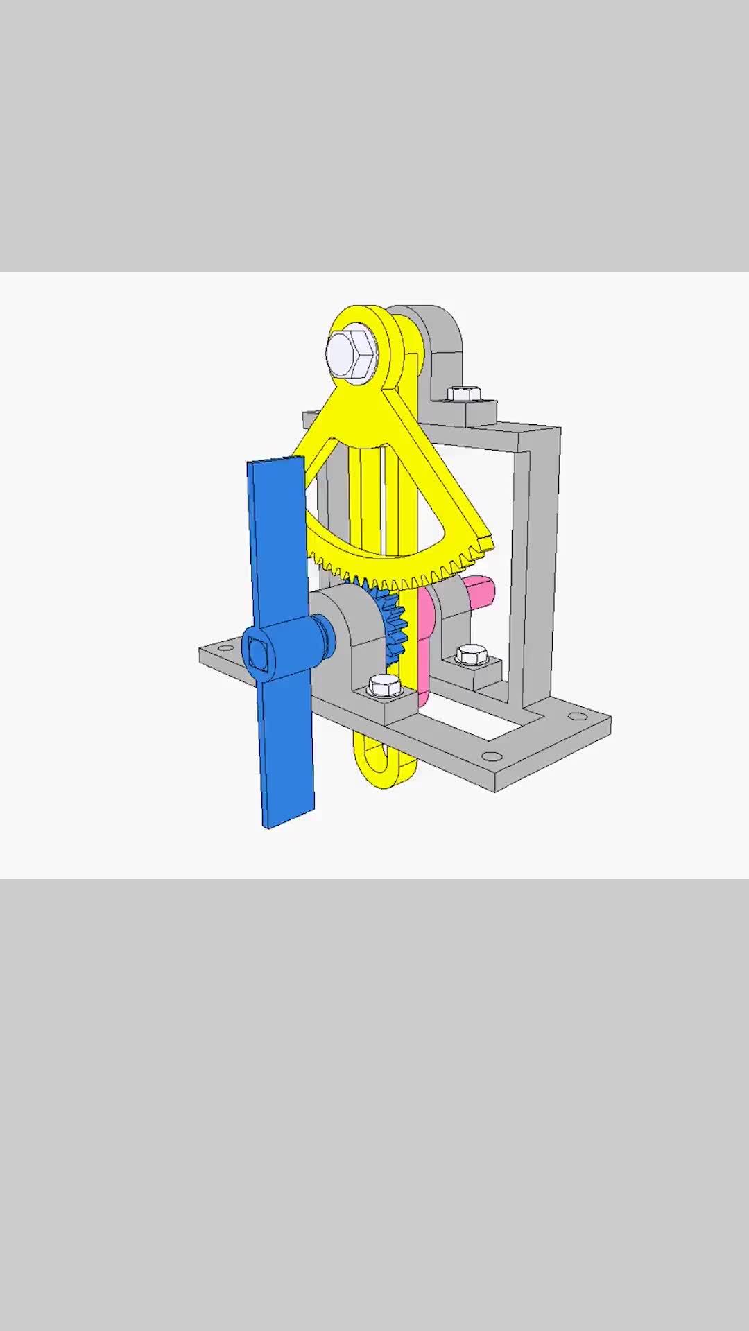 三维机械动画摆动机构