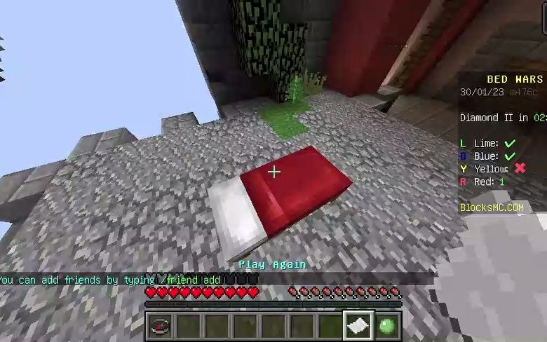 Minecraft 1.12.2起床战争服务器试玩(评论区含地址_我的世界_游戏试玩